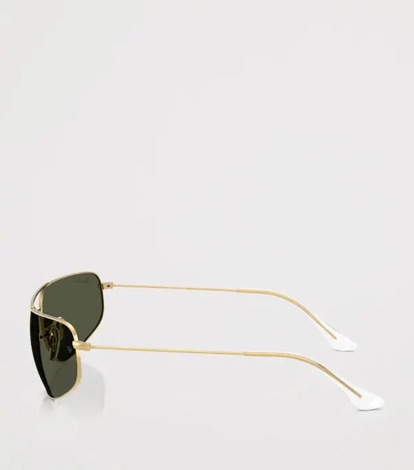 Ray-ban Rectangle Sunglasses - Gold