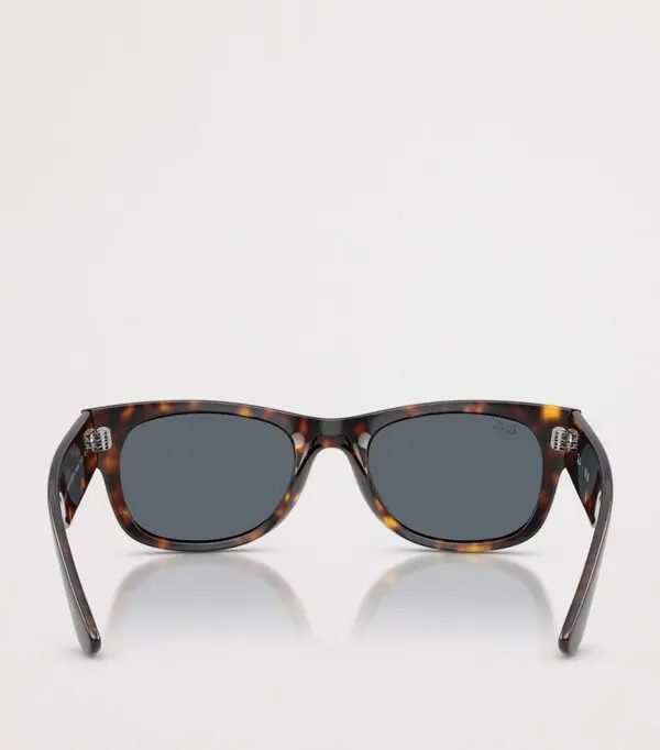 Ray-ban Mega Wayfarer Ii Square Sunglasses - Brown