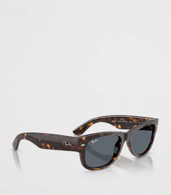 Ray-ban Mega Wayfarer Ii Square Sunglasses - Brown
