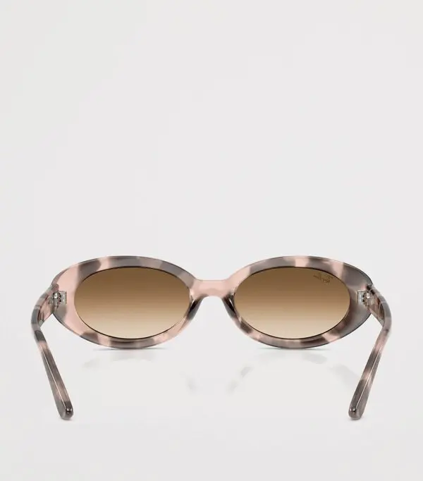 Ray-ban Rb2223 Oval Sunglasses - Pink