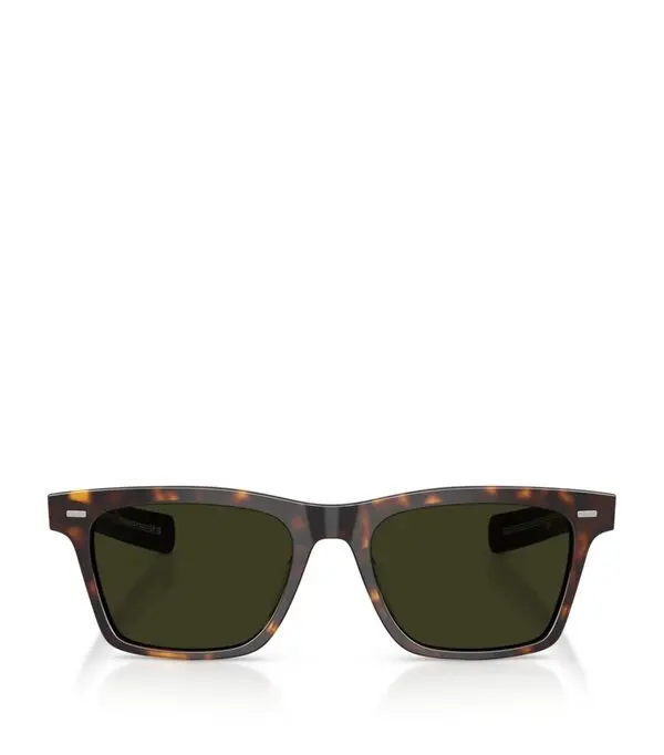 Oliver Spencer Acetate Maestro Pillow Sunglasses - Brown