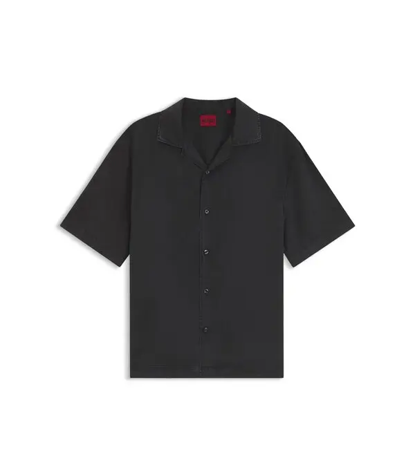 Hugo Oversized-fit Shirt With Camp Collar
