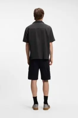 Hugo Oversized-fit Shirt With Camp Collar