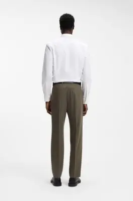 Hugo Slim-fit Shirt In Dobby Cotton