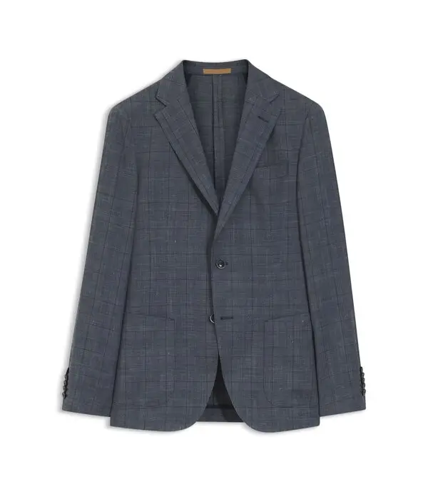 BOSS Slim-fit Jacket In Virgin Wool - Grey