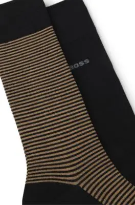 BOSS Two-pack Of Regular Length Logo Socks