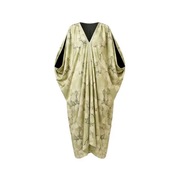 GLAM ON YOU Angelina Kaftan With Printed Satin Design