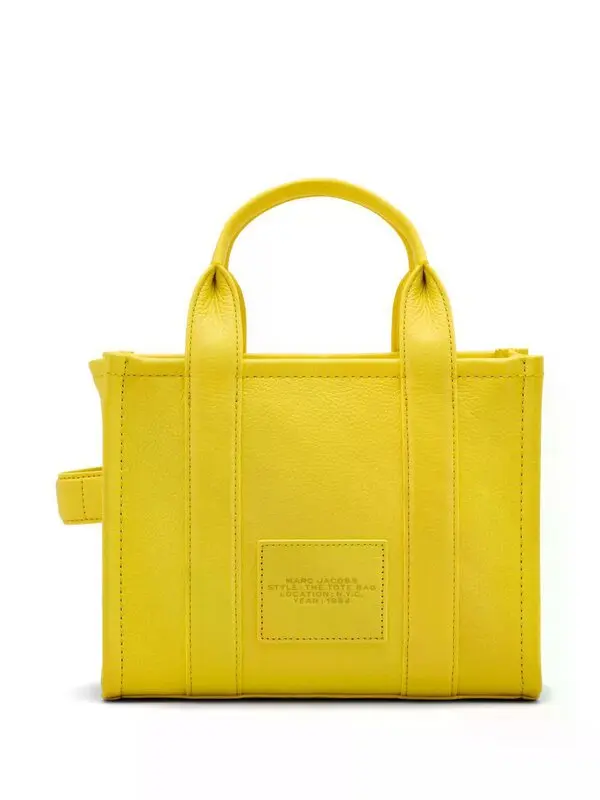 Marc Jacobs Leather Small Tote Bag - Yellow