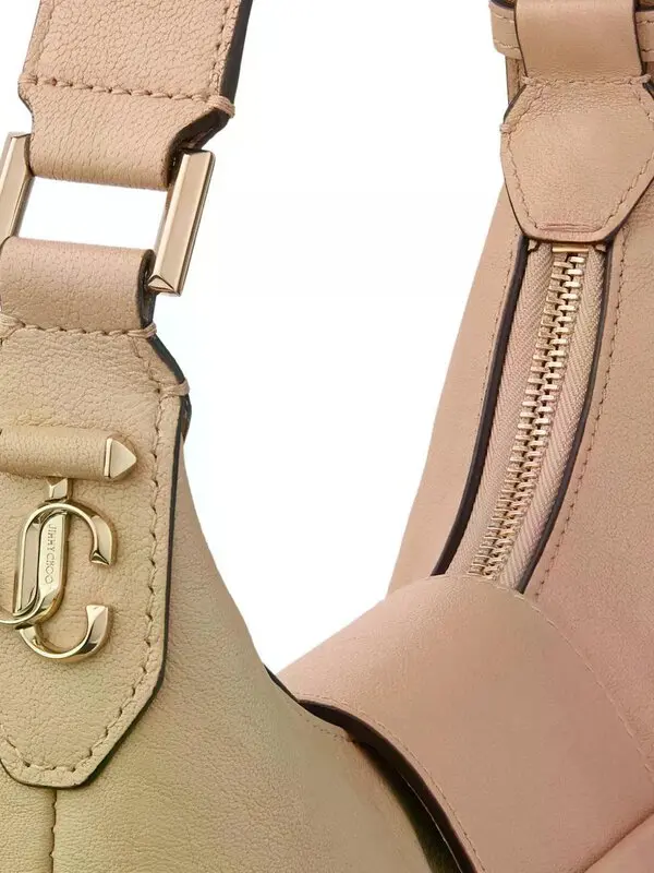 JIMMY CHOO Small Bar Hobo Shoulder Bag - Neutrals
