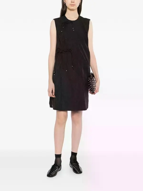 JNBY Sleeveless Floral Embroidered Round Neck Dress