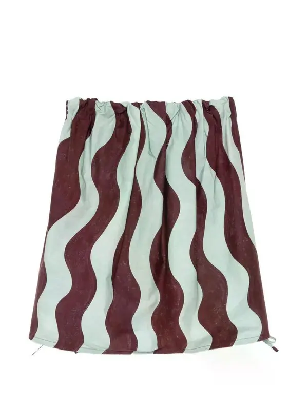 JNBY Wave Print Strapless Top