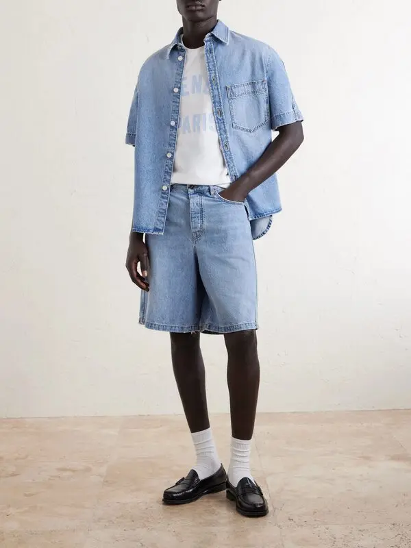 Givenchy Straight-leg Denim Shorts