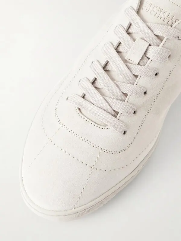 Brunello Cucinelli Suede Low Top Sneakers