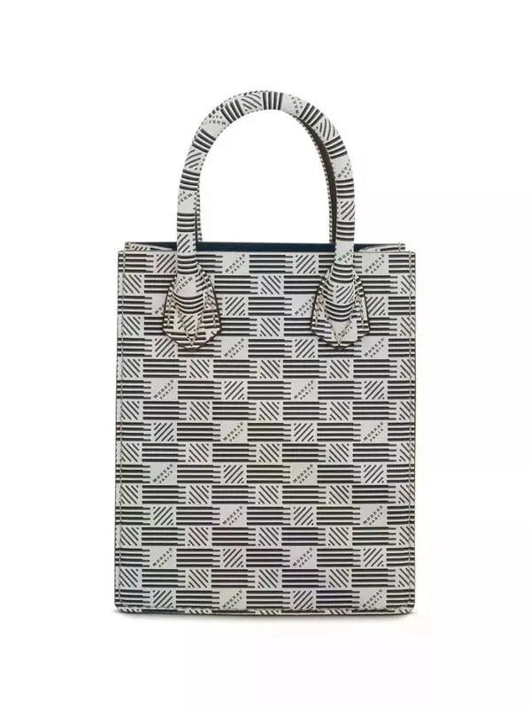 Moreau Xs Suite Logo-print Leather Bag - White