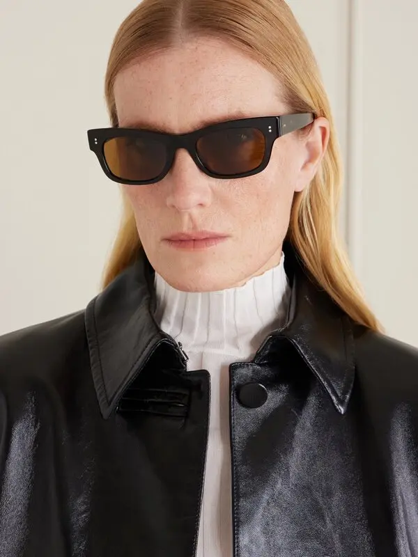 Oliver Spencer Sonia D-frame Acetate Sunglasses - Tortoiseshell