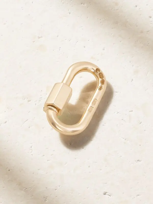 MARLA AARON 14 Karat Gold Emerald Baguette Pendant