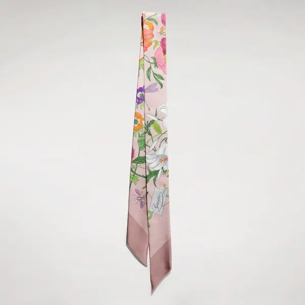 Gucci Printed Silk Twill Ribbon