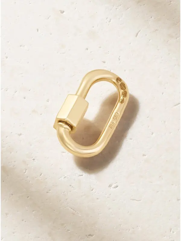 MARLA AARON Solo Baguette Diamond 14-karat Pendant
