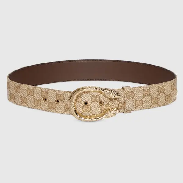 Gucci Dionysus Wide Belt Gg Canvas - Beige