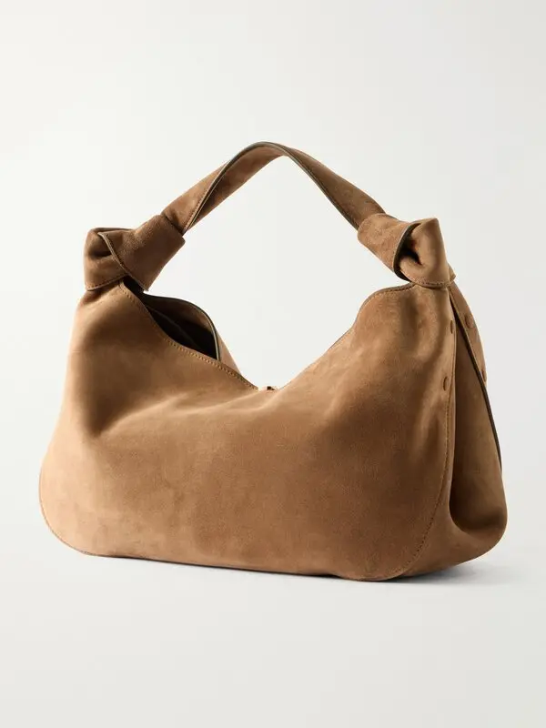 Gabriela Hearst Antonia Small Suede Shoulder Bag