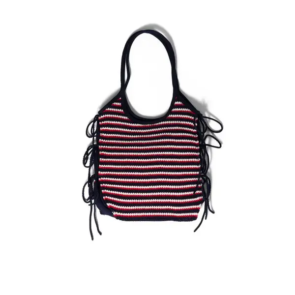 Miu Miu Crochet Bag - Blue/red