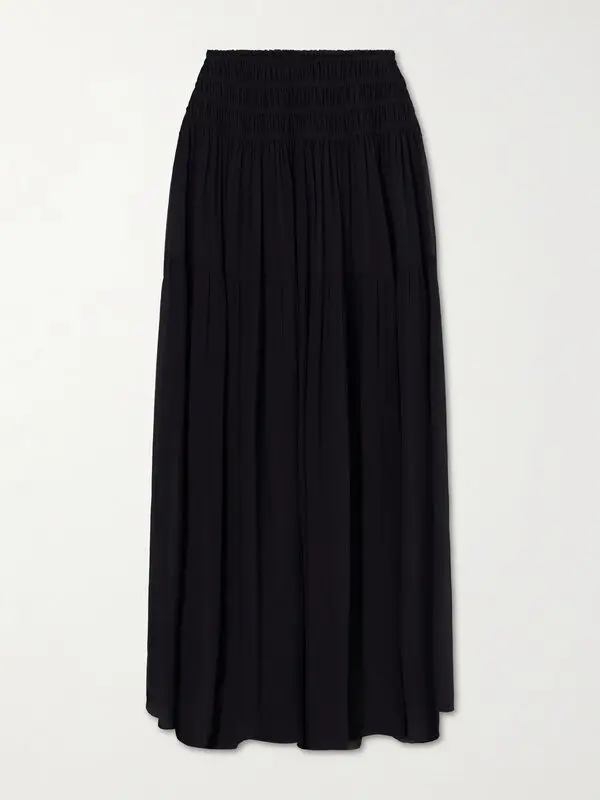 ERES Shirred Maxi Skirt