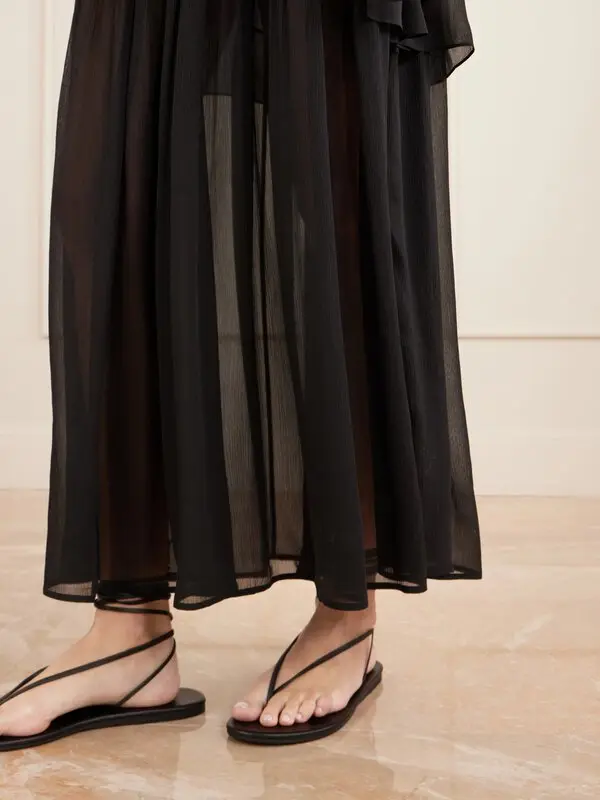 ERES Shirred Maxi Skirt