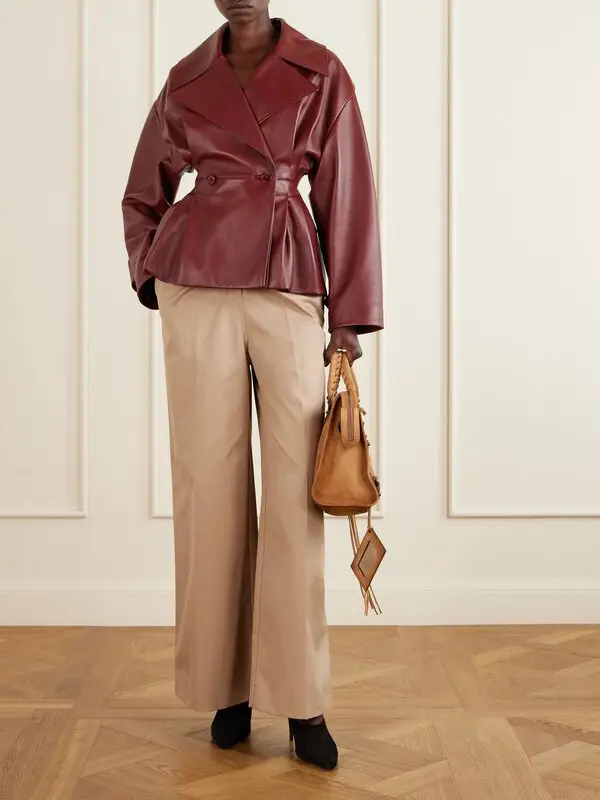 Balenciaga Le City Medium Suede Shoulder Bag - Brown