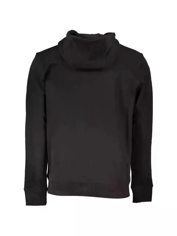 Tommy Hilfiger Logo-print Cotton Hoodie - Black