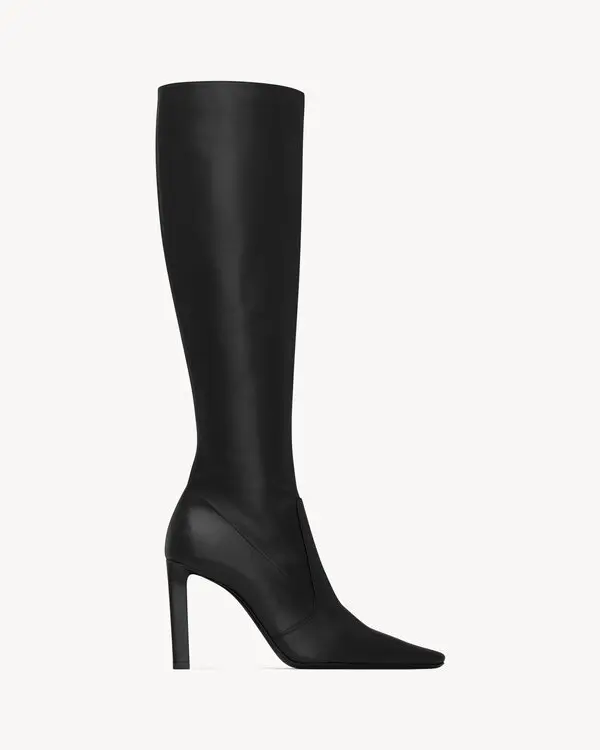 Saint Laurent Francoise Smooth Leather Boots