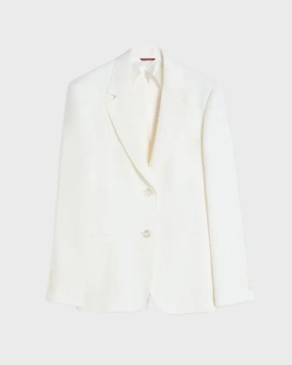 Max Mara Bllazer Linen Twill - Natural