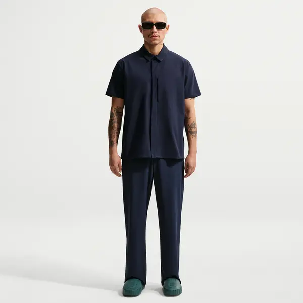 Nike 24.7 Perfectstretch Dri-fit Loose-fit Chino Trousers - Blue