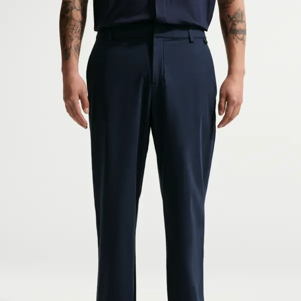 Nike 24.7 Perfectstretch Dri-fit Loose-fit Chino Trousers - Blue