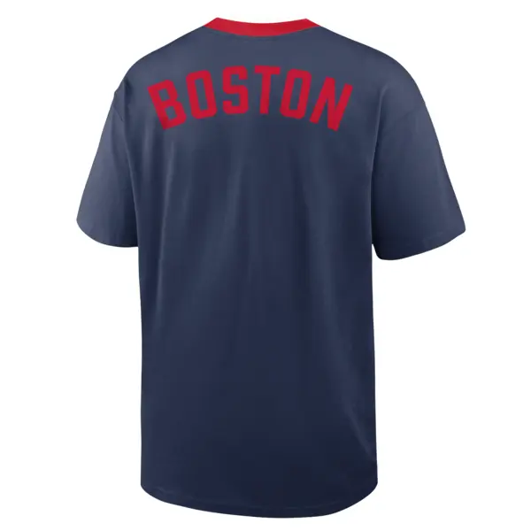 Nike Boston Red Sox Cooperstown Ringer Mlb T-shirt - Blue