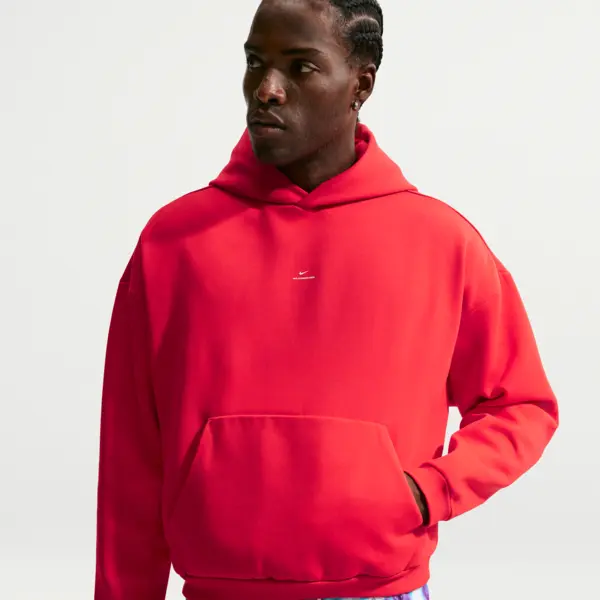 Nike Standard Issue Therma-fit Brushed Basketball Pullover Hoodie - Red