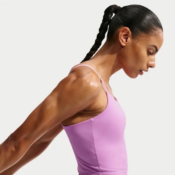 Nike One Medium-support Padded Adjustable Sports Bra Tank Top - Purple