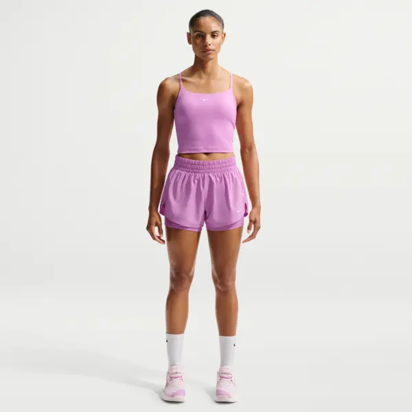 Nike One Medium-support Padded Adjustable Sports Bra Tank Top - Purple
