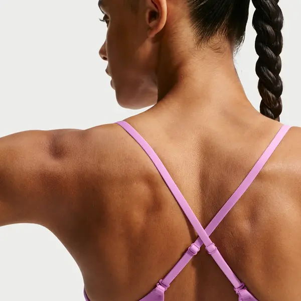 Nike One Medium-support Padded Adjustable Sports Bra Tank Top - Purple