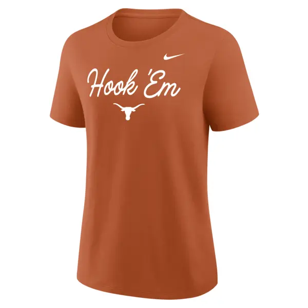 Nike Texas Script Logo T-shirt - Orange