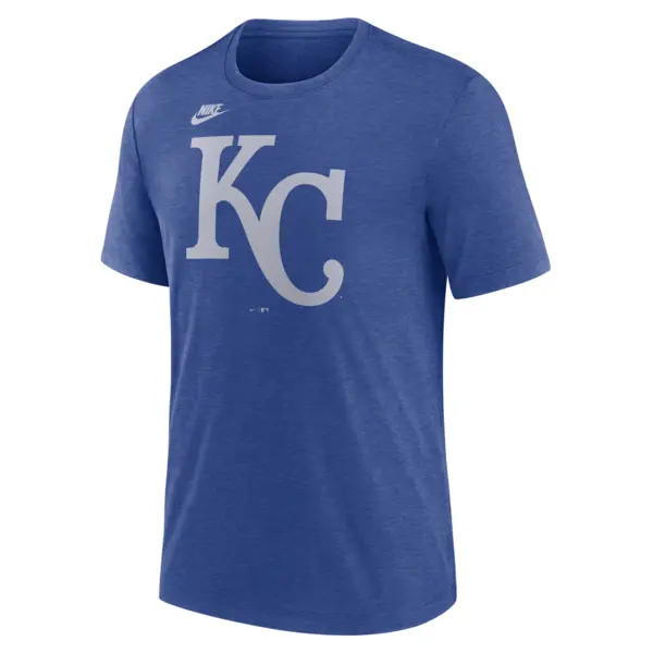 Nike Kansas City Royals Cooperstown Logo Mlb T-shirt - Blue