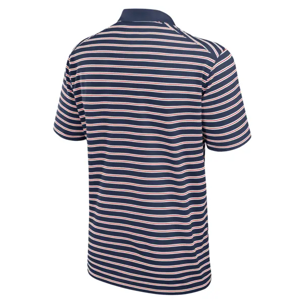 Nike Boston Red Sox Cooperstown Striped Victory Dri-fit Mlb Polo