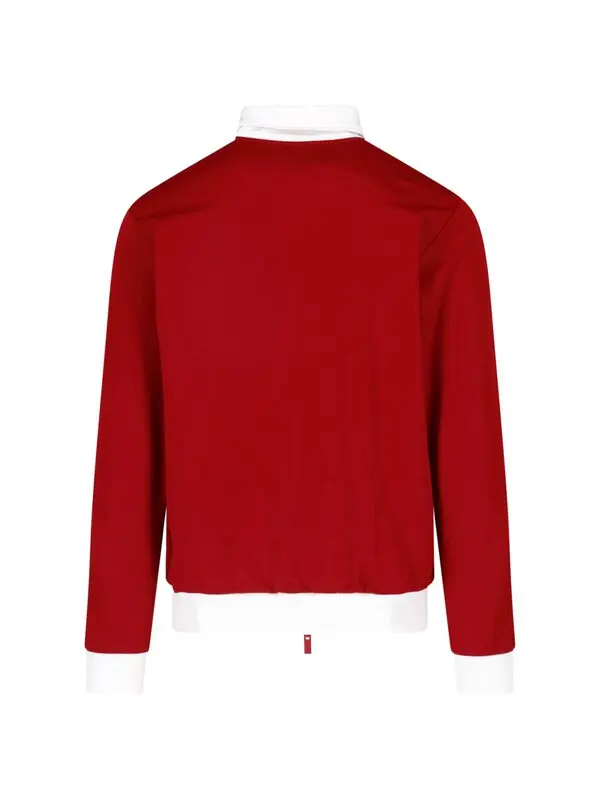 Adidas Firebird Zip Hoodie - Red