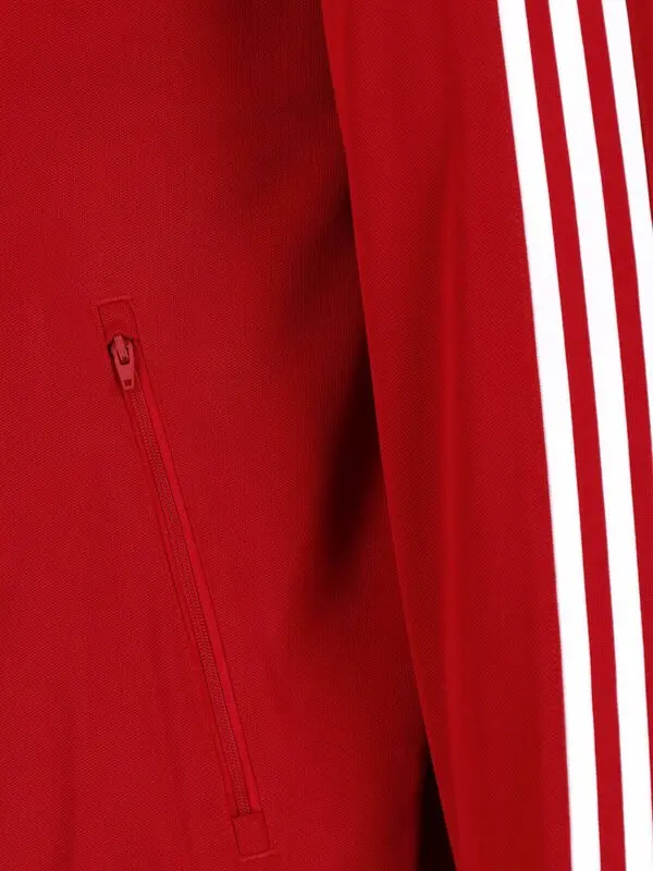 Adidas Firebird Zip Hoodie - Red