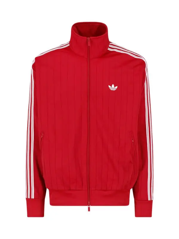 Adidas Firebird Zip Hoodie - Red