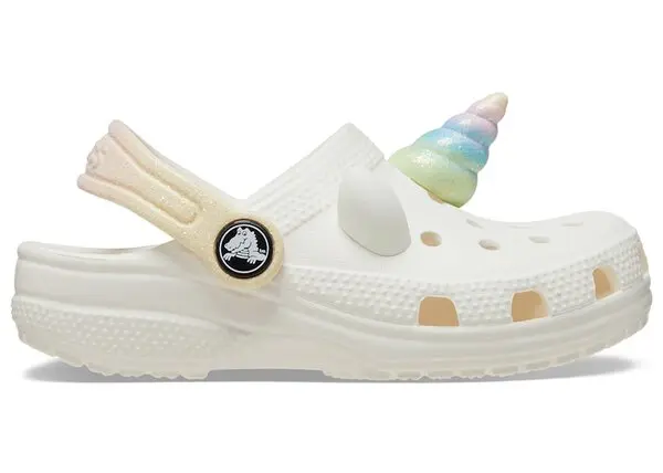 CROCS Classic Clog With Unicorn Embellishment