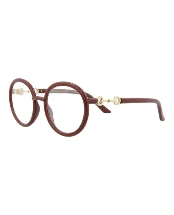 Gucci Round Oval Optical Frames - Red/transparent (gg0891o