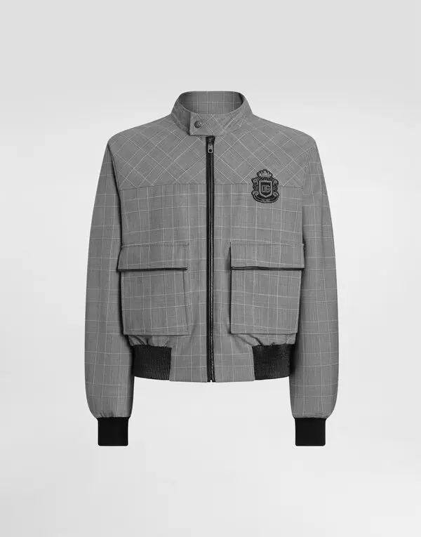 Dolce & Gabbana Multi-colored Checked Blouson Jacket - Multicolor