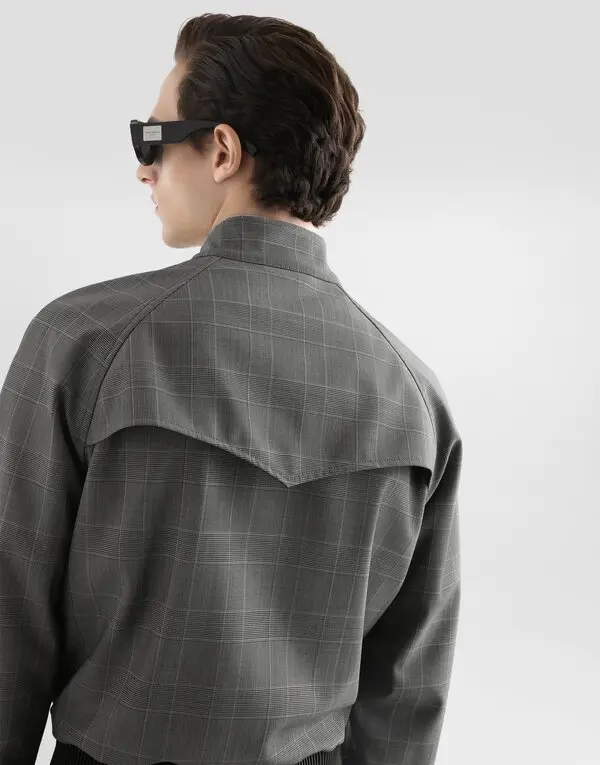 Dolce & Gabbana Multi-colored Checked Blouson Jacket - Multicolor