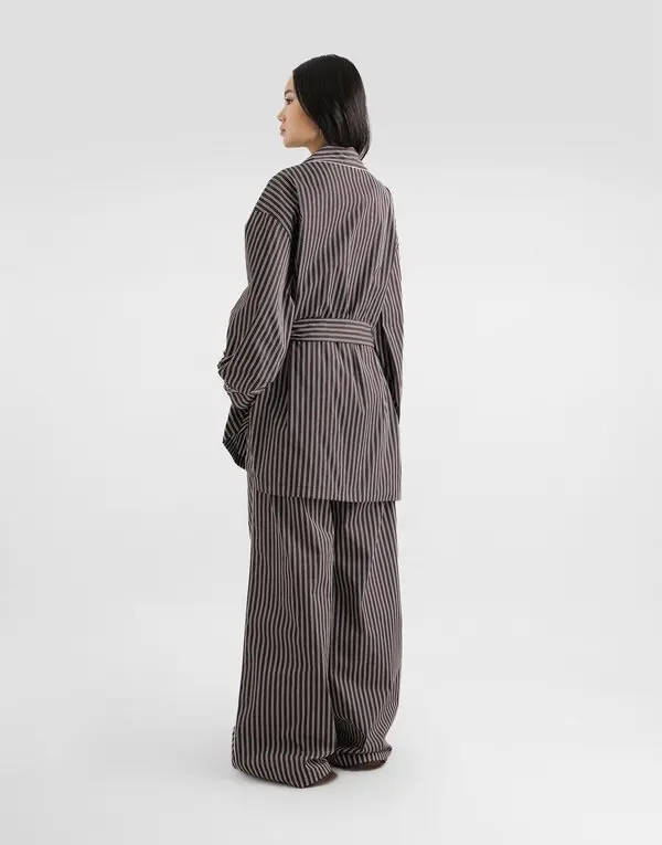 Dolce & Gabbana Striped Poplin Vanity Shirt - Multicolor
