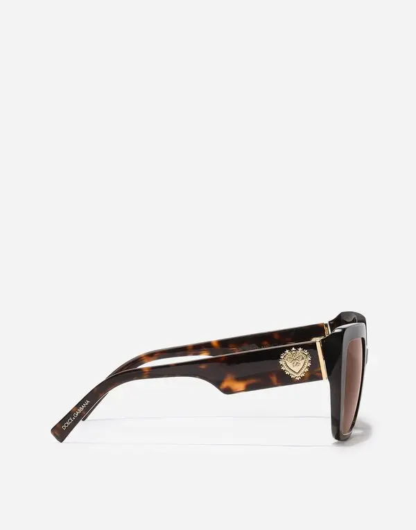 Dolce & Gabbana Devotion Sunglasses - Brown